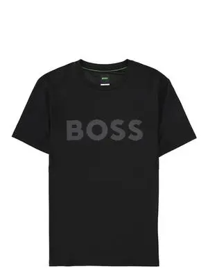 BOSS T-shirt With Logo - Black