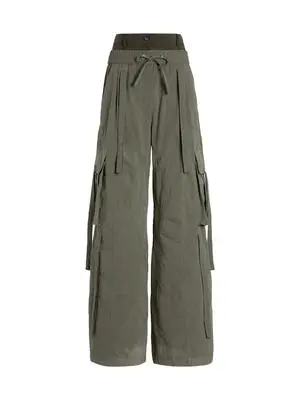 Dolce & Gabbana Waxed Faille Pants - Green