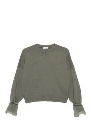 Brunello Cucinelli Grey Knitwear Jumpers - Gray
