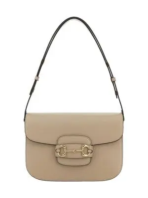 Gucci Leather Horsebit 1955 Shoulder Bag - Brown