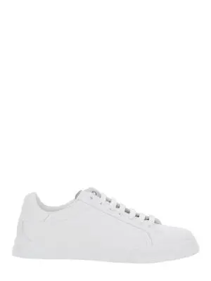 Dolce & Gabbana Portofino Light Leather Sneakers - White