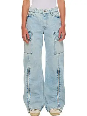 Stella McCartney Cargo Denim Trousers - Multicolor