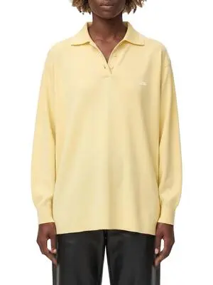 Loewe Loewe Women Loewe Cotton Polo Shirt With Logo Yellow