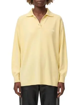 Loewe Cotton Polo Shirt With Logo - Yellow