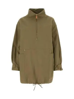 Prada Cotton Blend Dress - Green