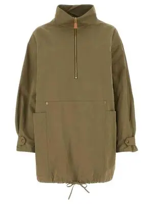 Prada Cotton Blend Dress - Green