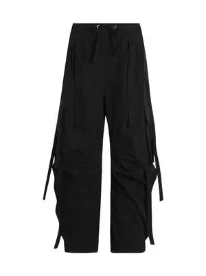 Dolce & Gabbana Waxed Faille Cargo Pants - Black