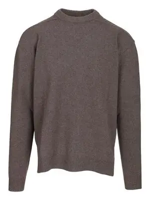 Rick Owens Crew Neck Sweater - Cream