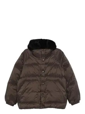 YVES SALOMON Quilted Puffer Jacket - Brown