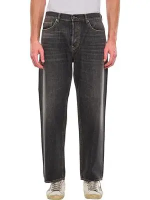 GOLDEN GOOSE Cory Loose Skate Denim Pant - Multicolor