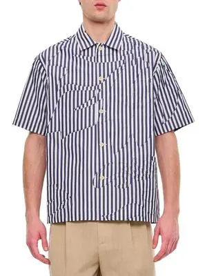 Sacai Cotton Poplin Shirt - Multicolor