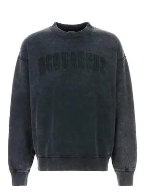 Dsquared2 Graphite Cotton Sweatshirt - Gray
