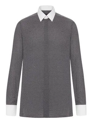 TOM FORD Tom Ford Men Microfantasy Cotton Shirt