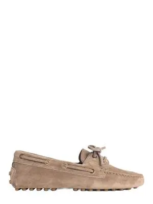 TOD'S Gommino' Boat Loafers In Suede - Brown