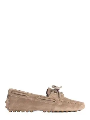 TOD'S Gommino Boat Loafers In Suede - Brown
