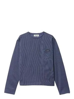 Miu Miu Bicolor T-shirt - Blue