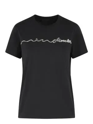 Moncler MONCLER Cotton T-Shirt Black