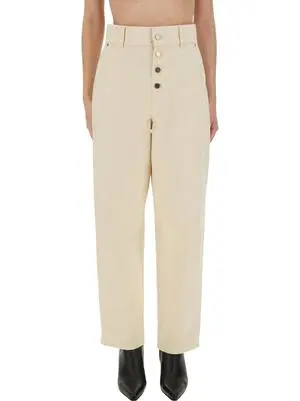 Moschino Straight Fit Jeans - Cream