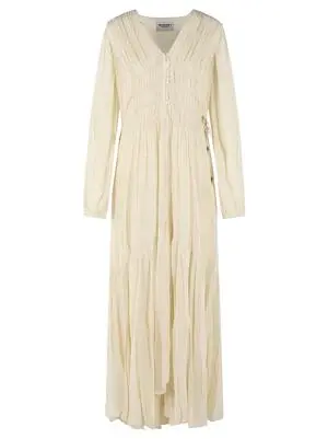 Isabel Marant Étoile Briane Georgette Dress - Cream