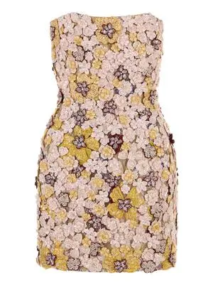 Costarellos Embellished Tulle Sirra Mini Dress - Multicolor