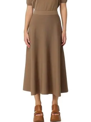 Max Mara Midi Skirt - Brown