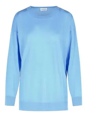 P.a.r.o.s.h Over' Sweater In Light Wool Blend - Blue