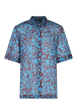 Dries Van Noten Cassidye' Light Viscose Shirt - Blue