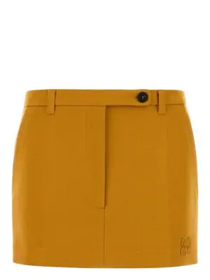 Miu Miu Viscose Blend Mini Skirt - Multicolor