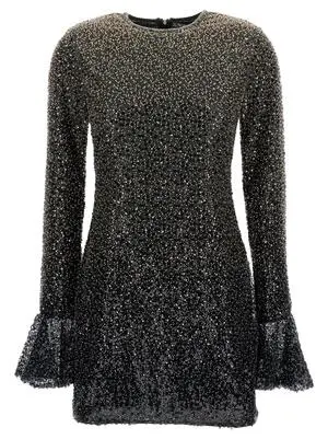 ROTATE BY BIRGER CHRISTENSEN Beaded Mini Dress - Multicolor