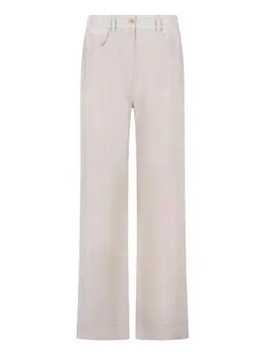 Acne Studios ACNE STUDIOS Check Casual Cupro Pants Cream