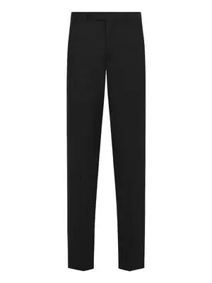 Dior Slim Fit Virgin Wool And Mohair Trousers - Multicolor