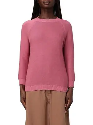 Max Mara Cotton Knit Pullover - Pink
