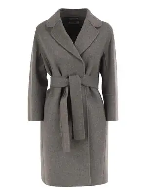 Max Mara Arona Virgin Wool Coat - Gray