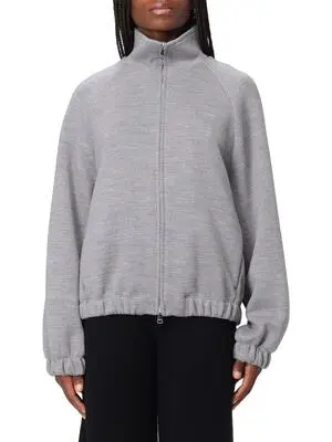 Max Mara MAX MARA Zip Up Sweatshirt Gray