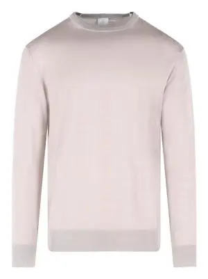 Eleventy Wool And Silk Yarn Sweater - Pink