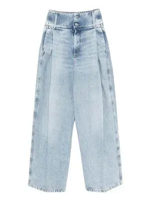 Sportmax Pleated Jeans - Blue