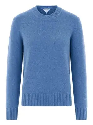 Bottega Veneta Cashmere Crew Neck Sweater - Blue