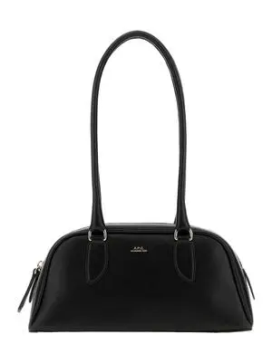 A.p.c. Leather Small Paloma Shoulder Bag - Black