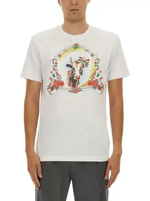 Moschino T-shirt With Logo - White