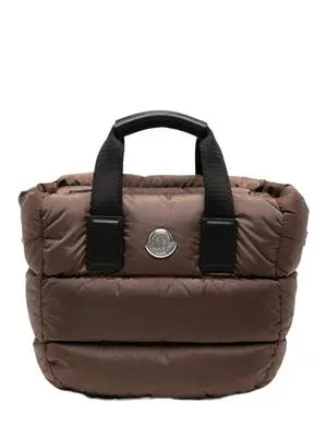 Moncler Quilted Tote Bag - Brown