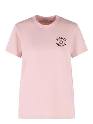 Moncler MONCLER Cotton T-Shirt Pink