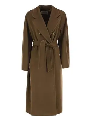 Max Mara Madame Virgin Wool And Cashmere Coat - Brown