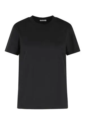 MONCLER Moncler Black Cotton T-Shirt Women