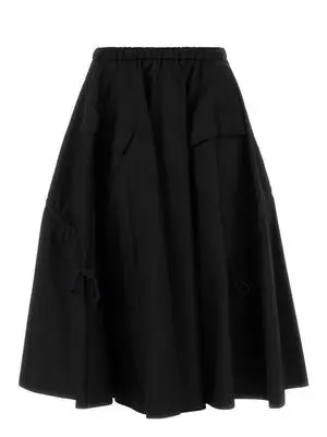Prada Re-nylon Midi Skirt - Black