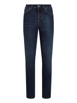Dolce & Gabbana Stretch Cotton Denim Jeans - Blue