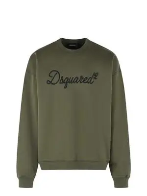 Dsquared2 Cotton Sweatshirt - Green