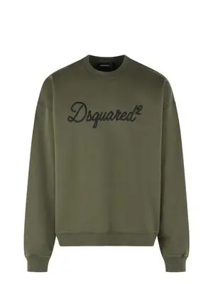 Dsquared2 Cotton Sweatshirt - Green