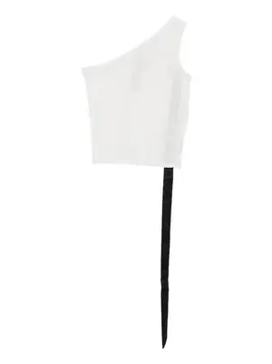 Rick Owens Rick Owens One-Shoulder Top White