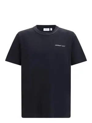 Off-White Logo Quote T-shirt - Black