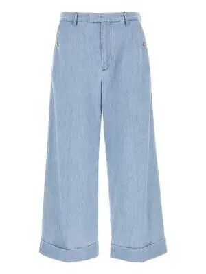 Valentino Garavani Wide-leg Jeans - Blue